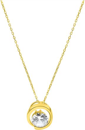 Fascination by Ellen K Anh&auml;nger mit Kette 585/- Gelbgold Zirkonia