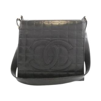Chanel Pre-owned Choco Bar Lambskin Shoulder Bag - - Pre-owned - Damen - Schwarzk - ONE SIZE