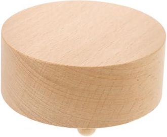 Garneck Base Bo&icirc;te Musique DIY Ronde Support Stable pour Cr&eacute;ations Artisanales D&eacute;coration Bureau et Cadeau Significatif