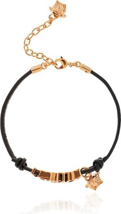 Versace Femme, Accessoires, Jaune, Taille: ONE Size Leather Bracelet