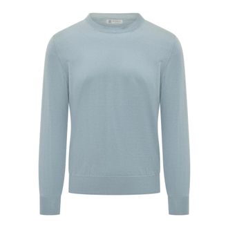 Brunello Cucinelli Rundhalspullover - - Knitwear - Herren - Blau - 4XL