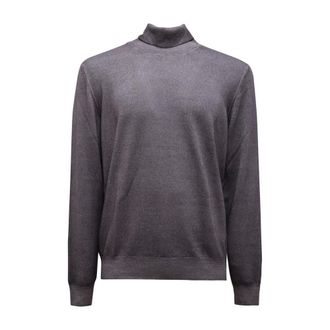 Lardini Homme, Pulls, Gris, Taille: 2XL Pull Col Roulé en Laine