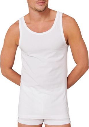 Schiesser Herren Unterhemd schwarz Baumwolle & Mix