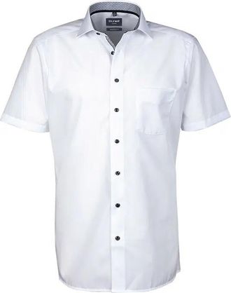 Olymp Herren Kurzarmhemd wei&szlig;