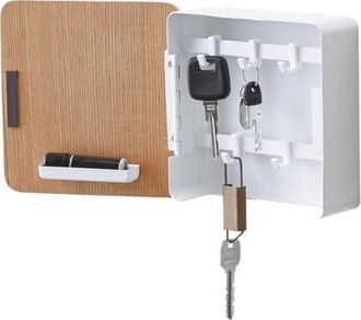 Yamazaki Tableware Yamazaki RIN Magnetische Schl&uuml;sselbox, wei&szlig;, Einheitsgr&ouml;&szlig;e, 4802