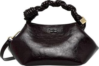 Ganni Bou Small Deep Shine - Femme - Sacs - Brun - Taille: ONE Size