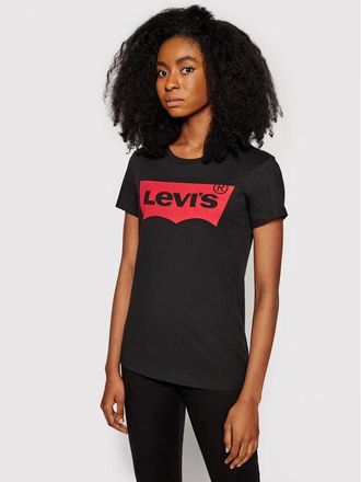Levi's T-Shirt The Perfect Graphic Tee 17369-0201 Schwarz Regular Fit