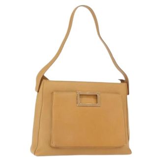 Ferragamo Pre-owned Shoulder Bag - Femme - Pre-owned - Beige - Taille: ONE Size