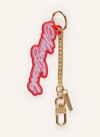 Marc Jacobs Taschenanh&auml;nger The Cursive Logo Charm pink