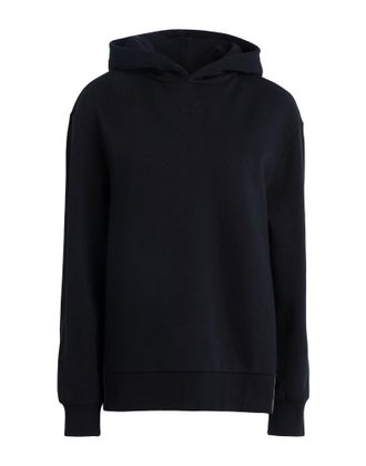 Karl Lagerfeld LEATHER MIX HOODIE W/ PLEATS