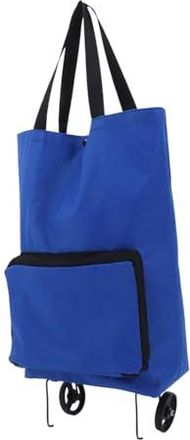 Frcolor Chariot de Courses Pliable avec Roues Sac Trolley L&eacute;ger et Spacieux Sac Caddie Course Robuste pour &Eacute;picerie Transport Facile et Rangement Compact