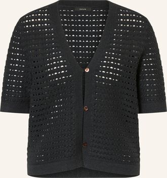 OPUS Strickjacke Dostal blau