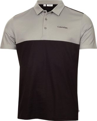 Calvin Klein Poloshirt f&uuml;r Herren, Mit Kragen (Schwarz/Silber)