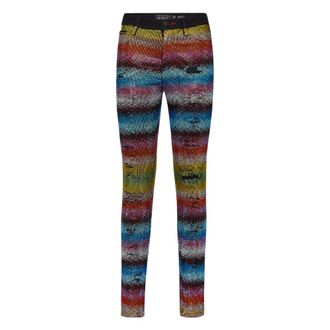 Philipp Plein Super High Waist Jegging - - Trousers - Damen - Mehrfarbig - W26