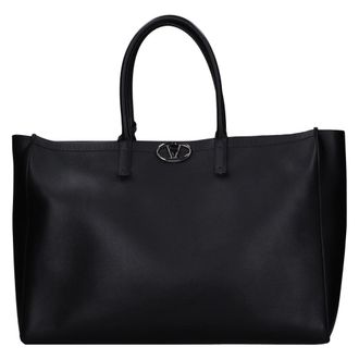 Valentino Garavani VLogo Side Tote - - Bags - Damen - Schwarzk - ONE SIZE