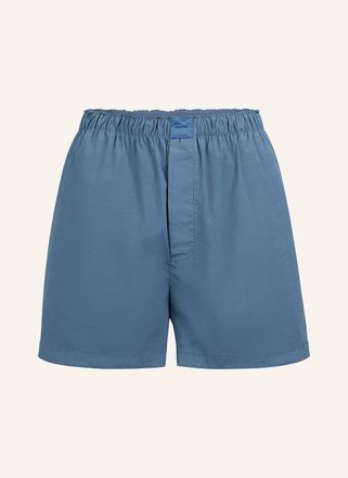 SKIMS Skims Lounge-Shorts Cotton Poplin blau