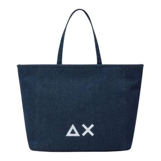 Sun 68 Femme, Sacs, Bleu, Taille: ONE Size Sac fourre-tout en toile
