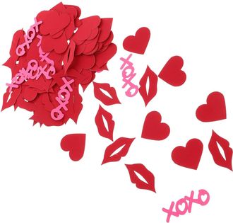 Cabilock Konfetti Herz Papierstreuung f&uuml;r Hochzeiten Valentinstag Verlobung Tischdekoration Bunt Festliches Party Deko