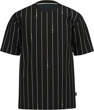 Trigema T-Shirt TRIGEMA T-Shirt mit Allover Streifen-Muster (1-tlg)