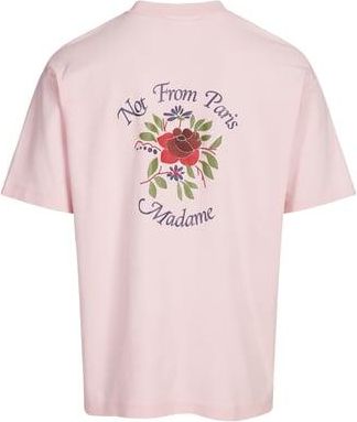 Dr&ocirc;le de Monsieur T-shirts&eacute;rigraphi&eacute; &agrave; col rond en coton