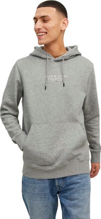 Jack & Jones Herren Jprbluarchie Sweat Hood Noos Kapuzenpullover, Light Grey Melange, S EU