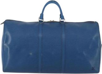 Louis Vuitton unisex, Pre-owned, Bleu, Taille: ONE Size Sac Keepall Pre-owned