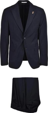Pal Zileri Homme, Costumes, Bleu, Taille: 7XL Single Breasted Suits