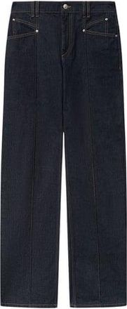 Isabel Marant Jean droit Drolane en denim de coton