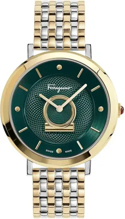 Ferragamo Minuetto Uhr - - Accessories - Damen - Gr&uuml;n - ONE SIZE