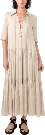 Barbara Bui Femme, Robes, Beige, Taille: 40 FR Dress E26