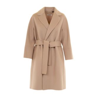 Max Mara Femme, Manteaux, Beige, Taille: 36 FR Arona Belted Coat