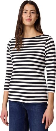 Street One Gestreiftes Shirt Black 34