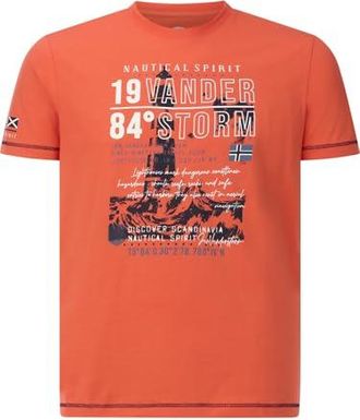 Jan Vanderstorm Homme T-Shirt Morkheim Orange, 60/62