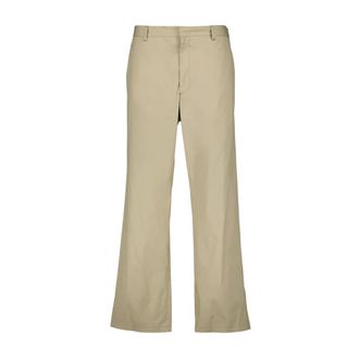 Prada Cord Stretch Poplin Hose - - Trousers - Herren - Beige - L