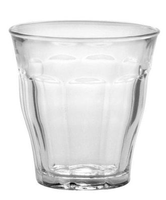 Duralex 1025AB06 / 6 Picardie Verre deau sans remplissage Mark, 160ml, paquet de 6