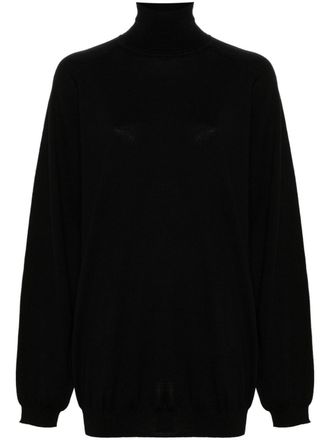 Moschino pull à breloque logo - Noir