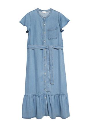 s.Oliver Midikleid Kleid Denimkleid aus Lyocell