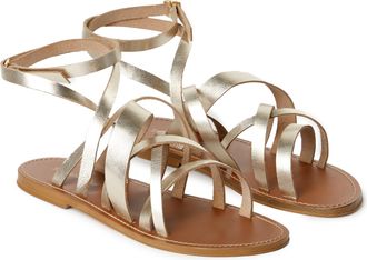 Saison 1865 CELINE Ledersandale - Gold