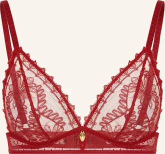 Aubade Triangel-Bh Mystery Of Love Mit Cut-Out rot