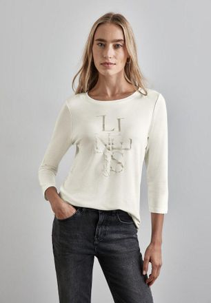 Street One Rundhalsshirt mit 3/4 &Auml;rmeln