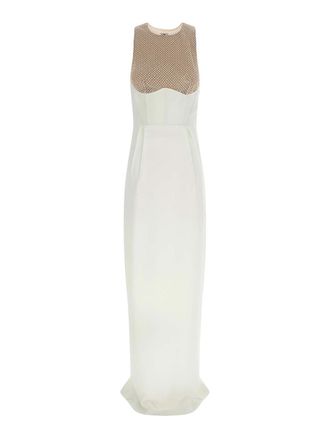 Elisabetta Franchi Robe De Soir&eacute;e - Blanc