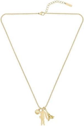 Lacoste Collier avec Pendentif Pour Homme et Femme Collection UMPIRE avec des Charms Différents en Acier Inoxydable