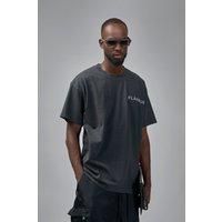 Flaneur Double Logo Washed T-Shirt