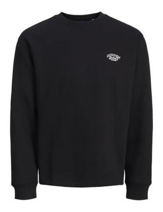 Jack & Jones Jack & Jones Jorbronx Arch Small Sweat à col Rond, Noir, S
