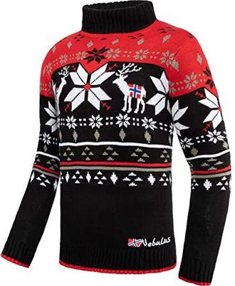 Nebulus Pull chaud pour homme, pratique et polyvalent, rouge, XXL