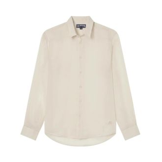Vilebrequin Caracal Ramie Hemd - - Shirts - Herren - Beige - L