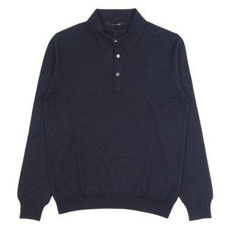 Tagliatore Palmer Polo - - Knitwear - Herren - Blau - L