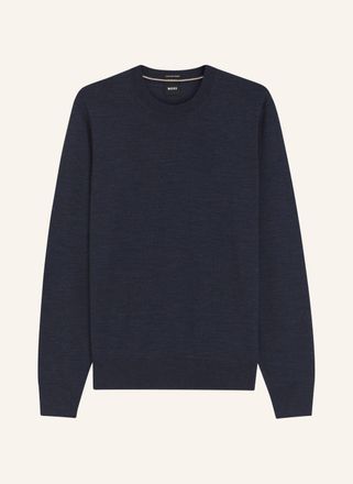 HUGO BOSS Pullover H-Leno Regular Fit blau