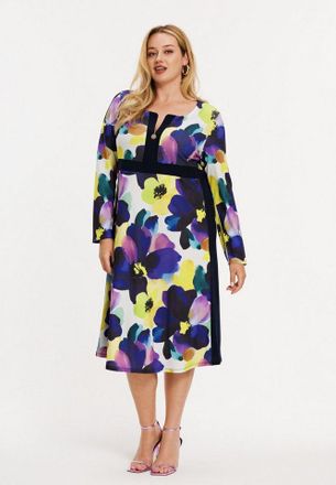 Yoek A-Linien-Kleid Damen Kleid Flare Fit Bio-Baumwolle