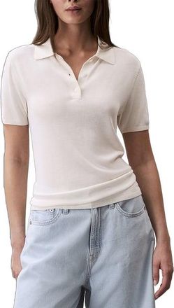 Calvin Klein Polo United in Viskose - Beige